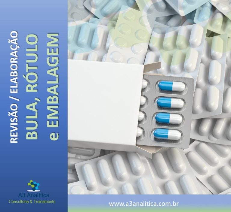 CP's BULAS e ROTULAGEM de medicamentos - A3 Analítica - Consultoria ...