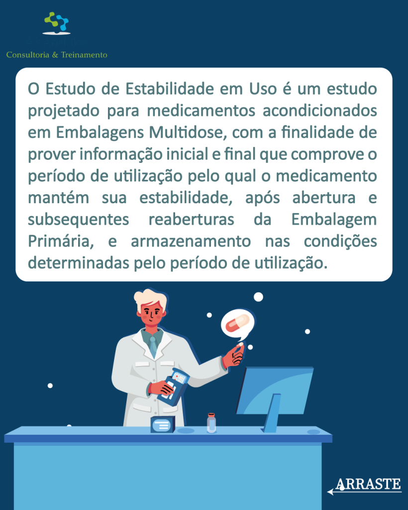 ESTUDO DE ESTABILIDADE EM USO - A3 Analítica - Consultoria & Treinament